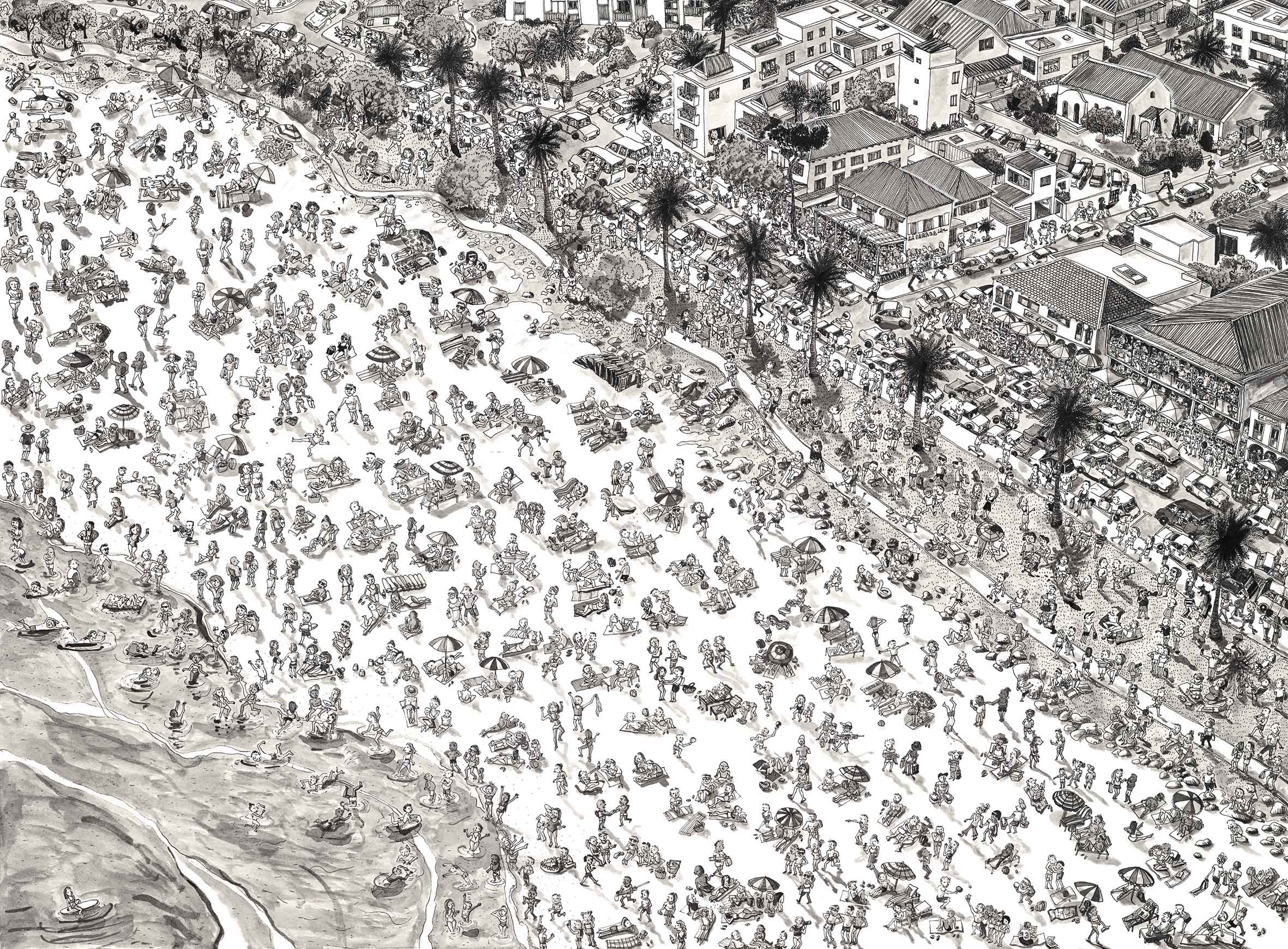 Camps Bay Beach People – Studio Lucie de Moyencourt